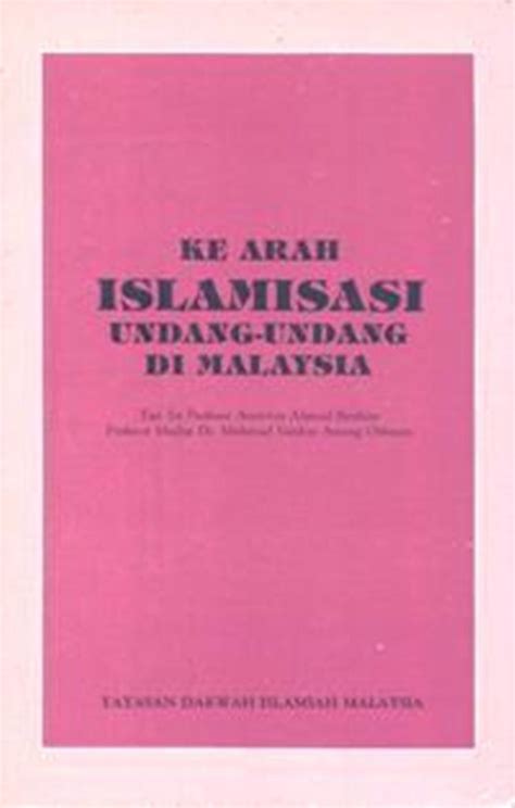The Reading Group Malaysia Ke Arah Islamisasi Undang Undang Di Malaysia