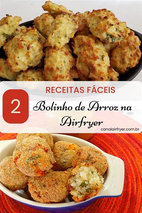 Bolinho De Arroz Saiba Como Fazer Na Airfryer Artofit