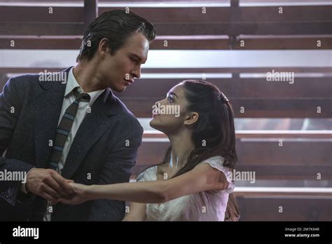 West Side Story Ansel Elgort Rachel Zegler Stock Photo Alamy
