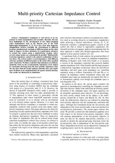 pdf multi priority cartesian impedance control muhammad abdallah