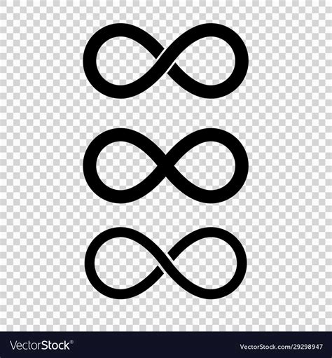 Infinity Loop Icon Isolated Royalty Free Vector Image