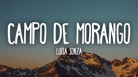 Lu Sa Sonza Campo De Morango Min Youtube