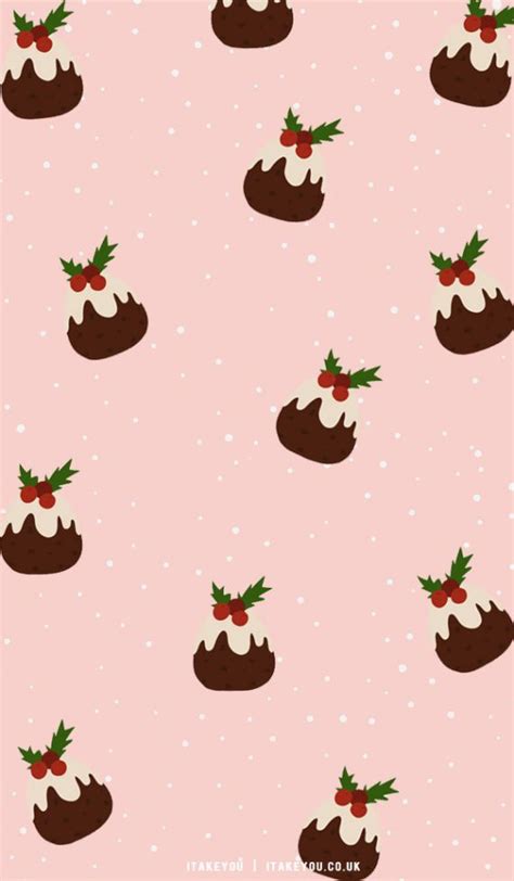 40 Preppy Christmas Wallpaper Ideas Christmas Pudding Wallpaper For