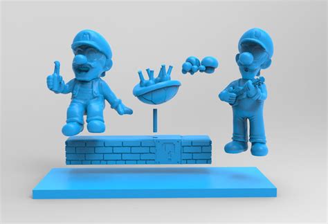 Super Mario Bros Stl File Etsy