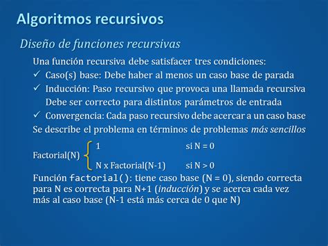 Introducción a la recursión
