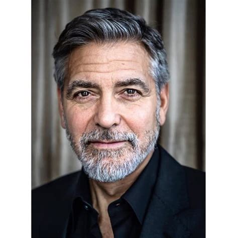 George Clooney S Hairstyle Simple And Classy Hairstyle On Point