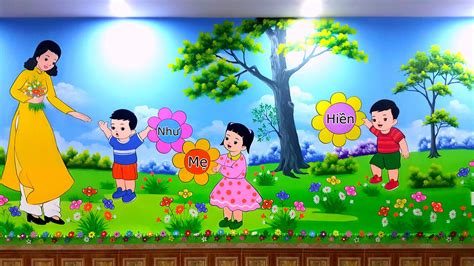 Tuyển tập 100 Hình ảnh vẽ cô giáo và học sinh mầm non đầy nghệ thuật