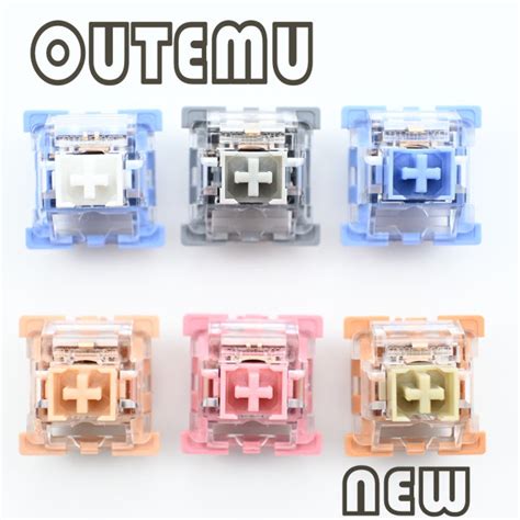 Outemu Switches Lubed Mechanical Keyboard Switch Silent Clicky Linear
