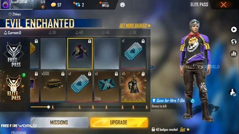 Garena Free Fire Pacotes Season Elite Pass Recompensas Gr Tis Data