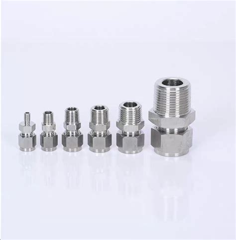 Stainless Steel Reducing Straight Through Fittings Tube Straight