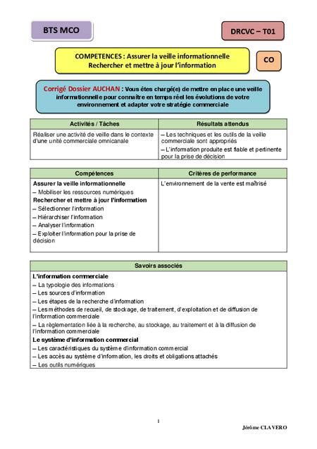 Jérôme CLAVERO BTS MCO 1ère année Digipad by La Digitale