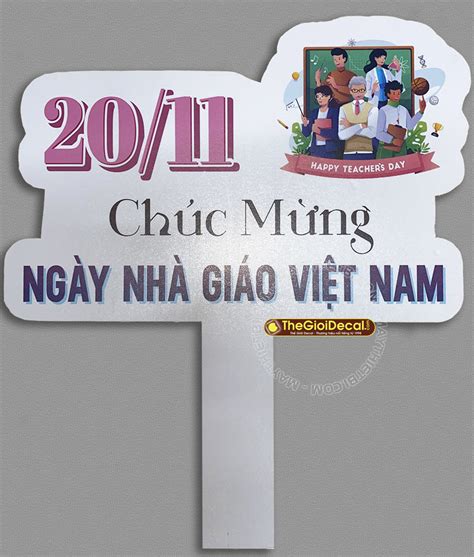In bảng hashtag cầm tay mừng ngày nhà giáo 20 11 lấy ngay giá rẻ