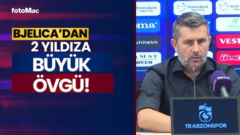 Trabzonspor 2 1 Pendikspor Nenad Bjelica Maç Sonu Basın Toplantısı