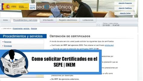 Certificados Sepe
