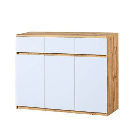 Komoda trzydrzwiowa Dobie niska dąb wotan Komody Homebook