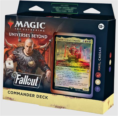 Mtg Universes Beyond Fallout Commander Deck Hail Caesar Pelimies