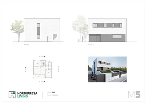 M Plano Casas Prefabricadas De Hormig N Hormipresa