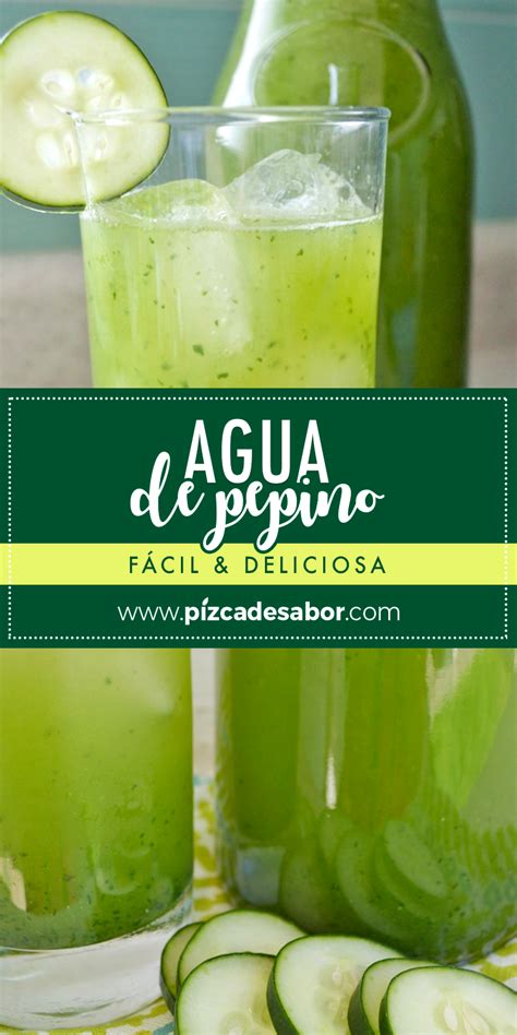 Arriba 43 Imagen Receta Agua Pepino Con Limon Abzlocal Mx