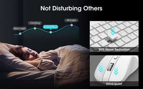 Koorui Wireless Keyboard And Mouse Combos G Usb Silent Keystrokes