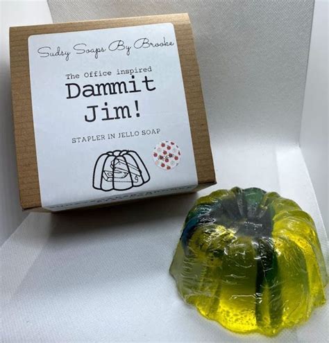 Dammit Jim The Office Inspired BLACK Stapler In YELLOW Jello Etsy In