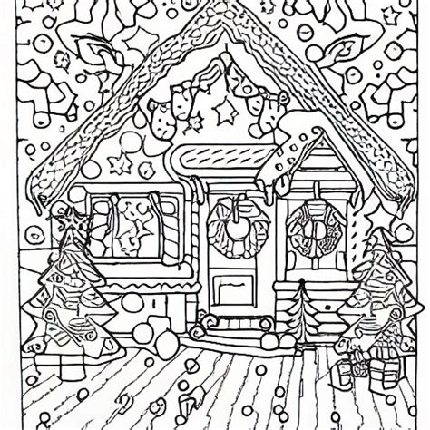 Disegni Da Colorare Di Natale Creative Fabrica