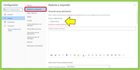 Como agregar una firma de correo electrónico en Outlook