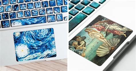 Keyboard Stickers Turn Laptops Into Iconic Paintings DeMilked