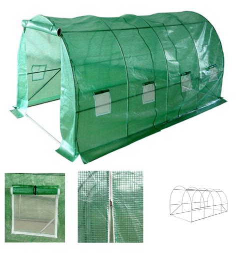 TUNEL FOLIOWY Ogrodowy Foliak Szklarnia 4x2 5x2m Sztelarz Folia