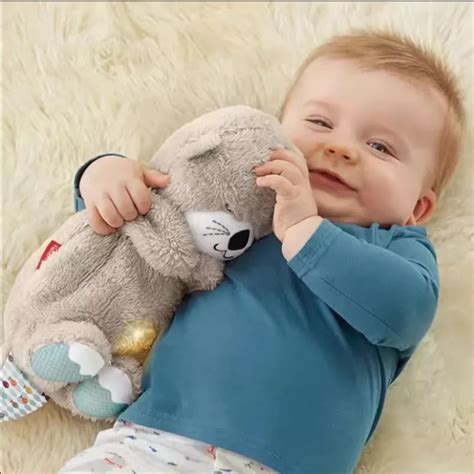 Ma Loutre Câlins Bonne nuit Peluche interactive Doudou qui respire