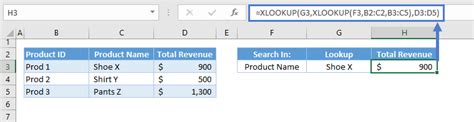 double nested xlookup dynamic columns excel auto vba