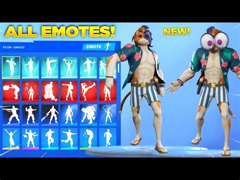 Purradise Meowscles Skin Showcase With All Fortnite Dances Emotes