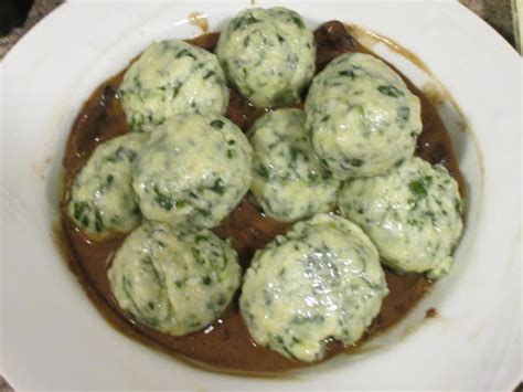 Spinach Ravioli Gnudi In Balsamic Mushroom Sauce Just A Pinch Recipes