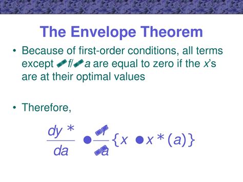 ppt the envelope theorem powerpoint presentation free download id 9690971