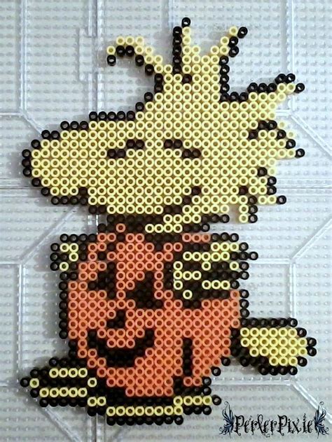 Jack O Lantern Woodstock By PerlerPixie Diy Perler Bead Crafts Easy