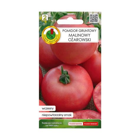 Pomidor gruntowy Malinowy Ożarowski nasiona PNOS ERLI pl