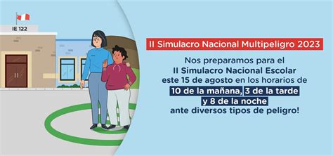 Segundo Simulacro Nacional Multipeligro 2023 Campañas Unidad de