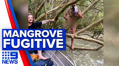 Naked Fugitive Found In Mangroves By Fishermen 9 News Australia The