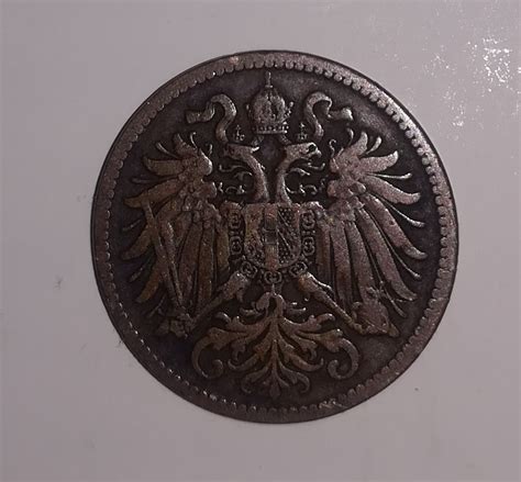 Moneta 1896 Aquila 2 Teste Richiesta Identificazione Valutazione