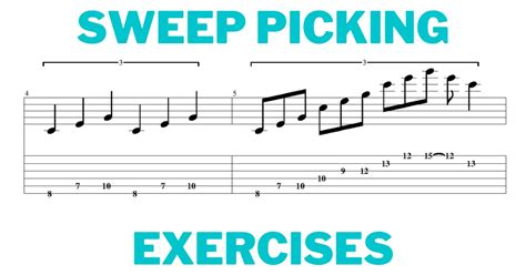 15 Best Sweep Picking Exercises Beginner To Pro With TAB Guitarfluence