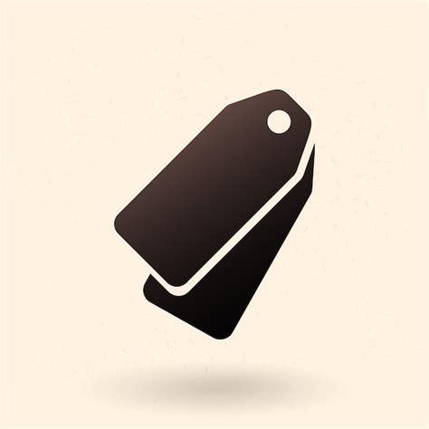 Etiqueta de precio de icono único vectorial Vector Premium