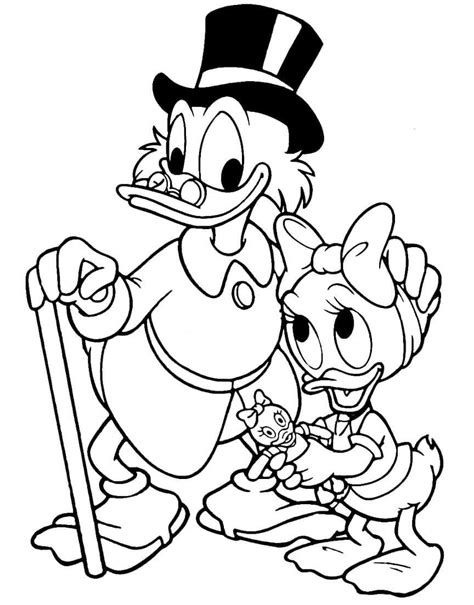 Pato Huey De Ducktales Para Colorear Imprimir E Dibujar Coloringonlycom