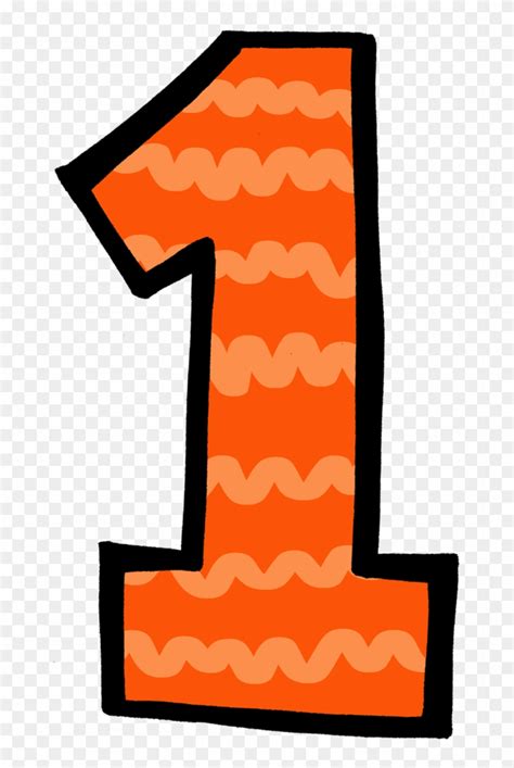 Numbers Clipart Orange Clipart Png Transparent Png X