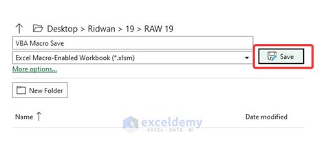 How To Save VBA Code In Excel 3 Suitable Methods ExcelDemy