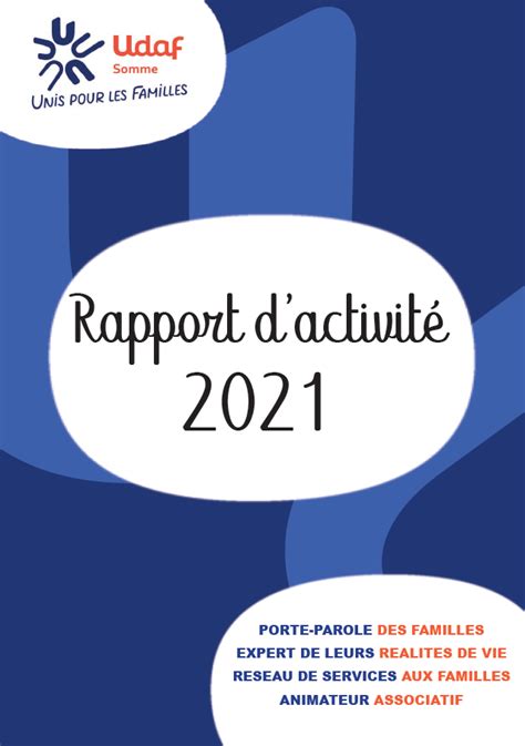 Rapport d activité 2021 Udaf 80 Somme