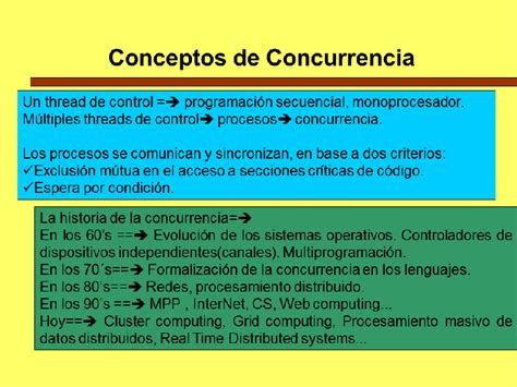 programación concurrente ii
