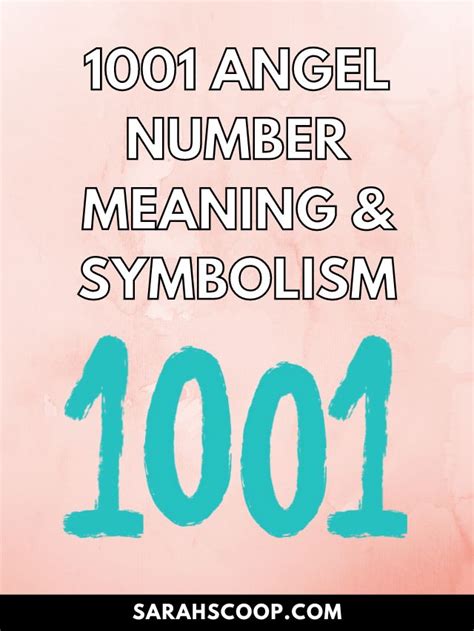 1001 Angel Number Meaning And Symbolism Numerologybox