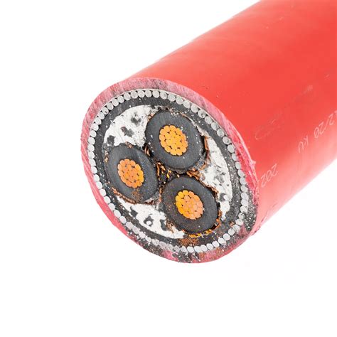 Al Cu Conductor Armored Electrical Power Cable Medium Voltage XLPE