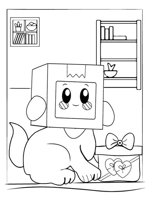 Foxy And Boxy Of Lankybox Coloring Page Free Printable Coloring Pages