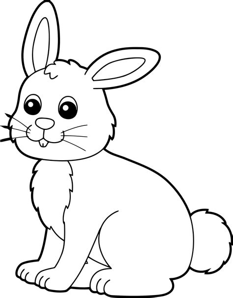 Conejo Bebe Para Colorear