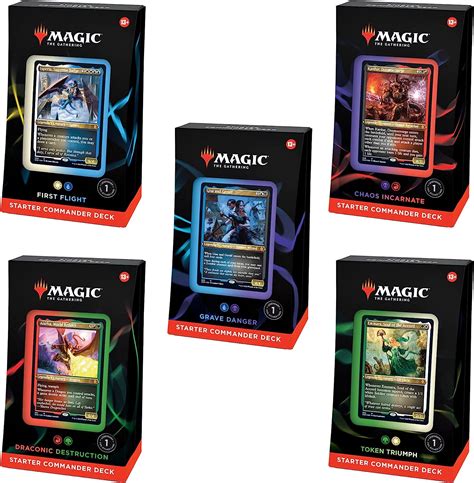 Wizards Of The Coast Magic Starter Commander Deck Display